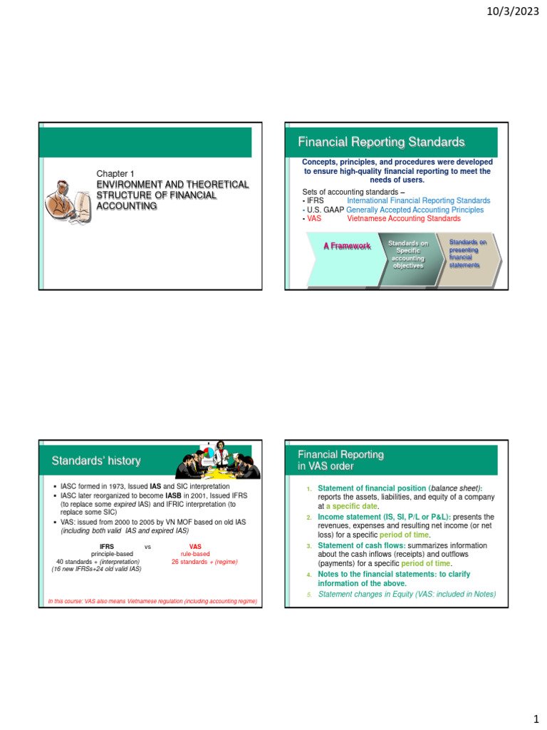 Chapter 1 2023 | PDF | International Financial Reporting Standards | Balance Sheet