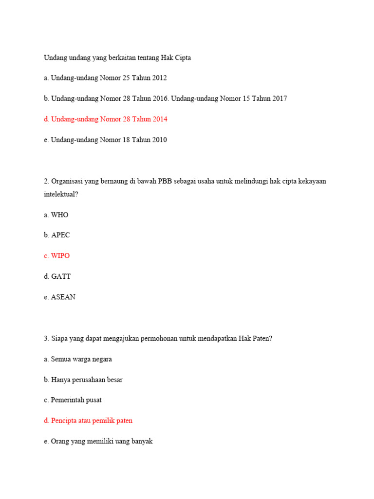 Kumpulan Soal PKK | PDF