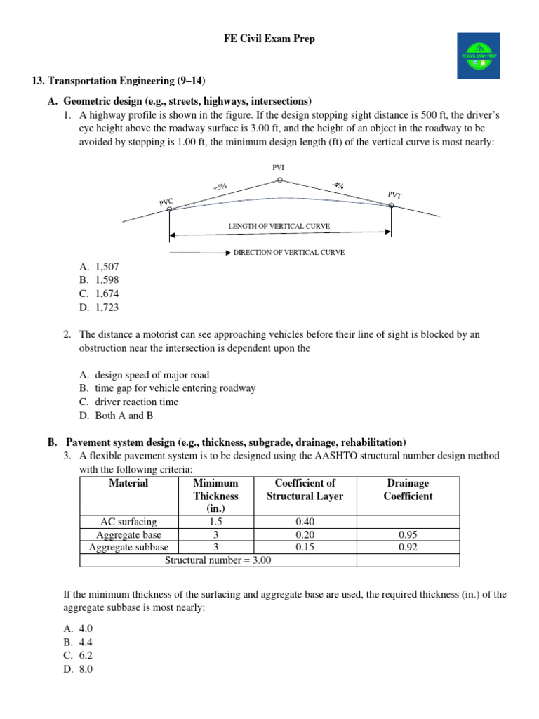 13 - Transportation Eng-Josh Graham, EIT | PDF | Road Surface | Traffic