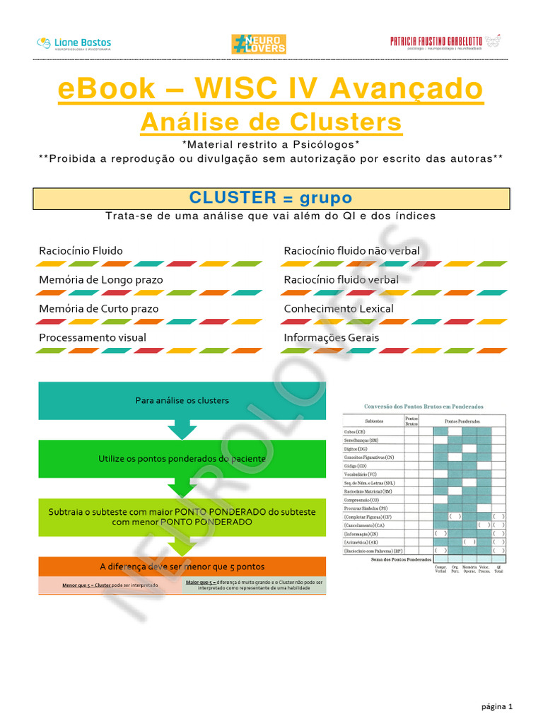 Análise de Clusters | PDF | Neurociência | Ciência cognitiva