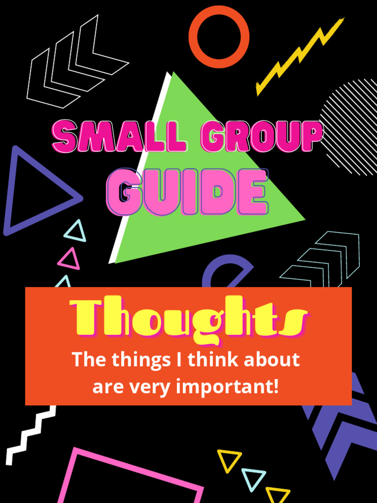 Thoughts Small Group Guide | PDF | Thought | Jealousy