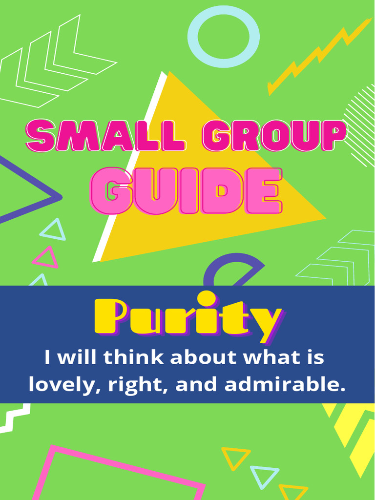 Purity Small Group Guide | PDF | Jesus | Christian Belief And Doctrine