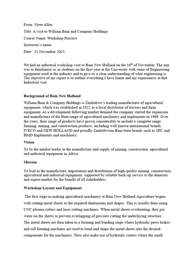 Workshop Practice | PDF | Welding | Construction