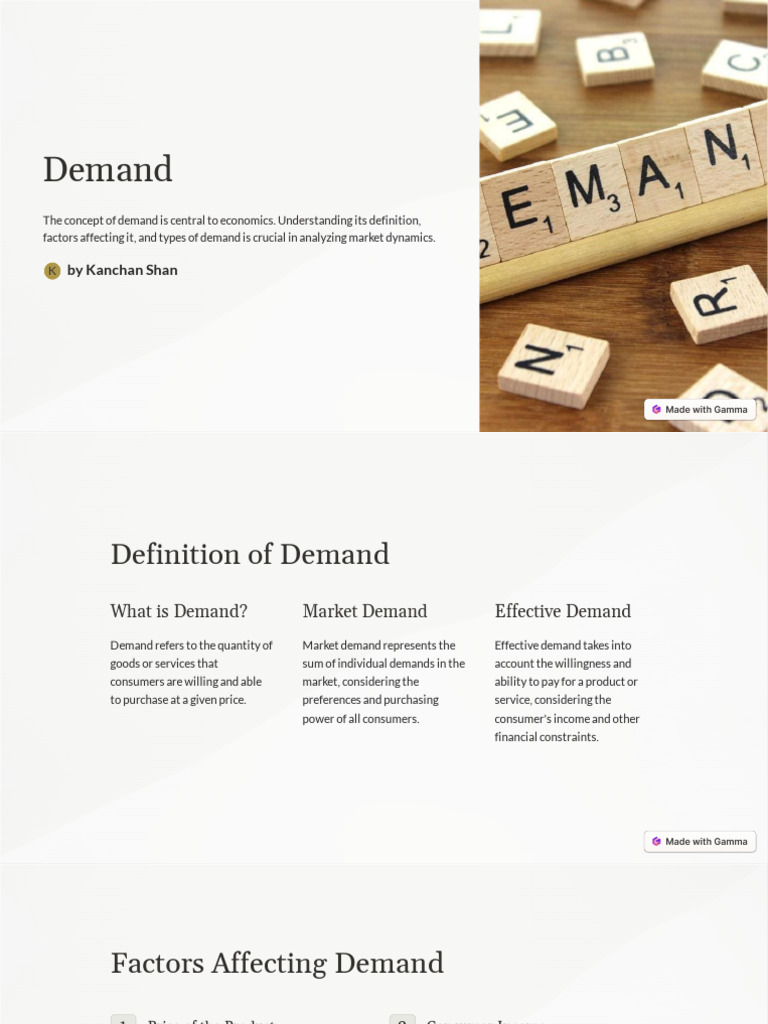 Demand | PDF | Demand | Elasticity (Economics)