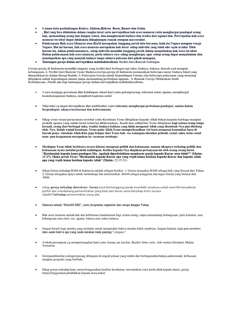 6 Nama Kota Perlindungan Kadesy, Sikhem, Hebron Bezer, Ramot Dan Golan ...