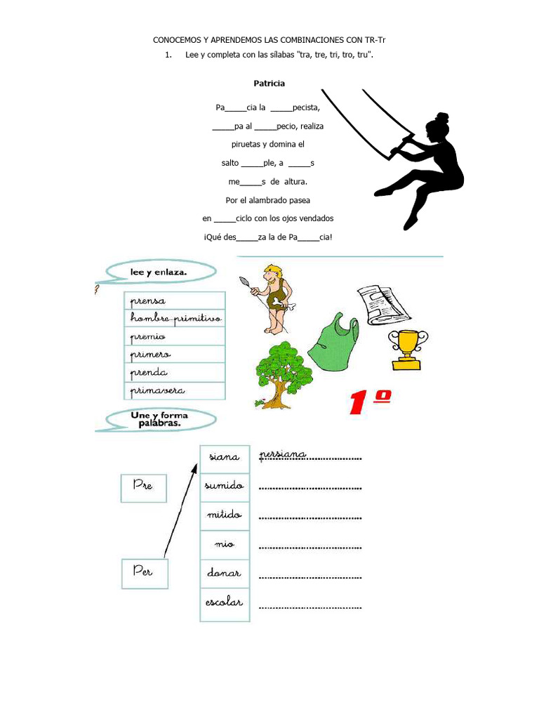 Conocemos y Aprendemos Las Combinaciones Con TR | PDF