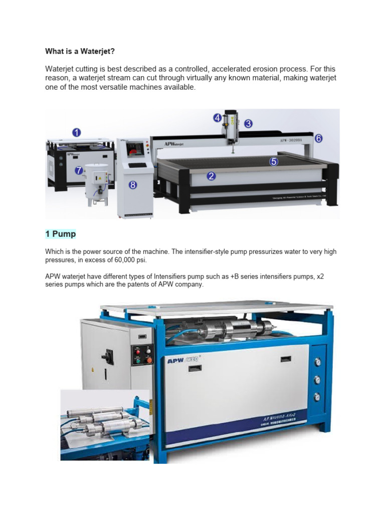 What Is A Waterjet 1 | PDF | Secondary Sector Of The Economy | Physical ...