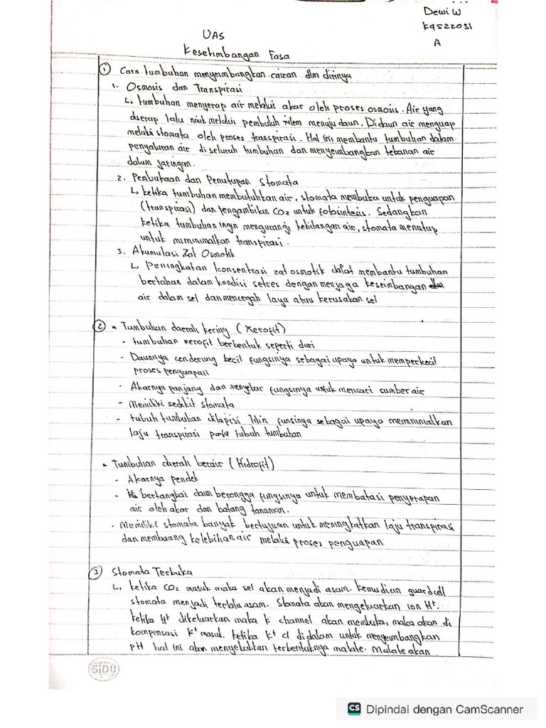 Dewi - UTS KESFAS | PDF