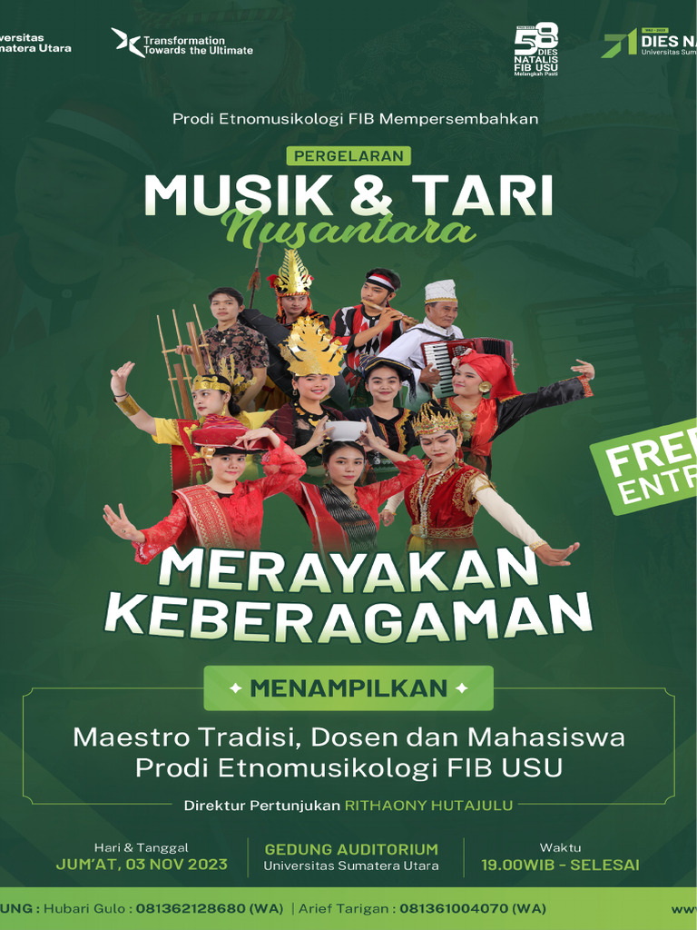 Buku Konser Etnomusikologi 2023 | PDF