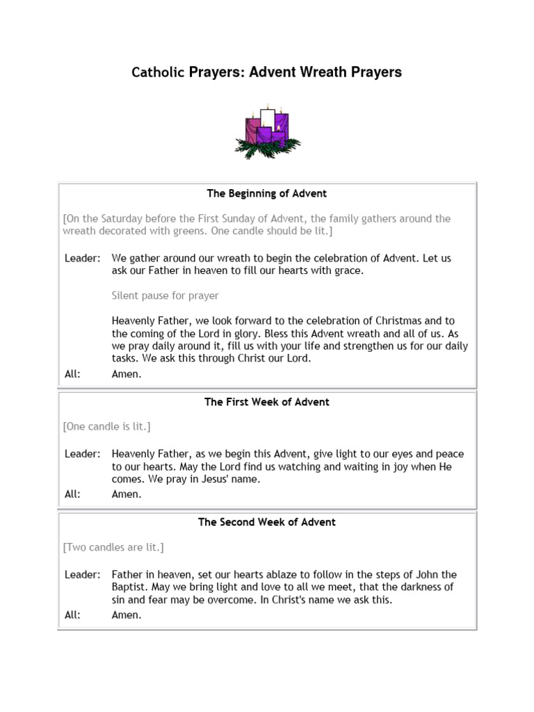 Full | PDF | Advent | Wreath