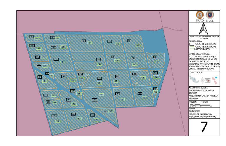 Plano de Vivienda Habitada en La Zona | PDF