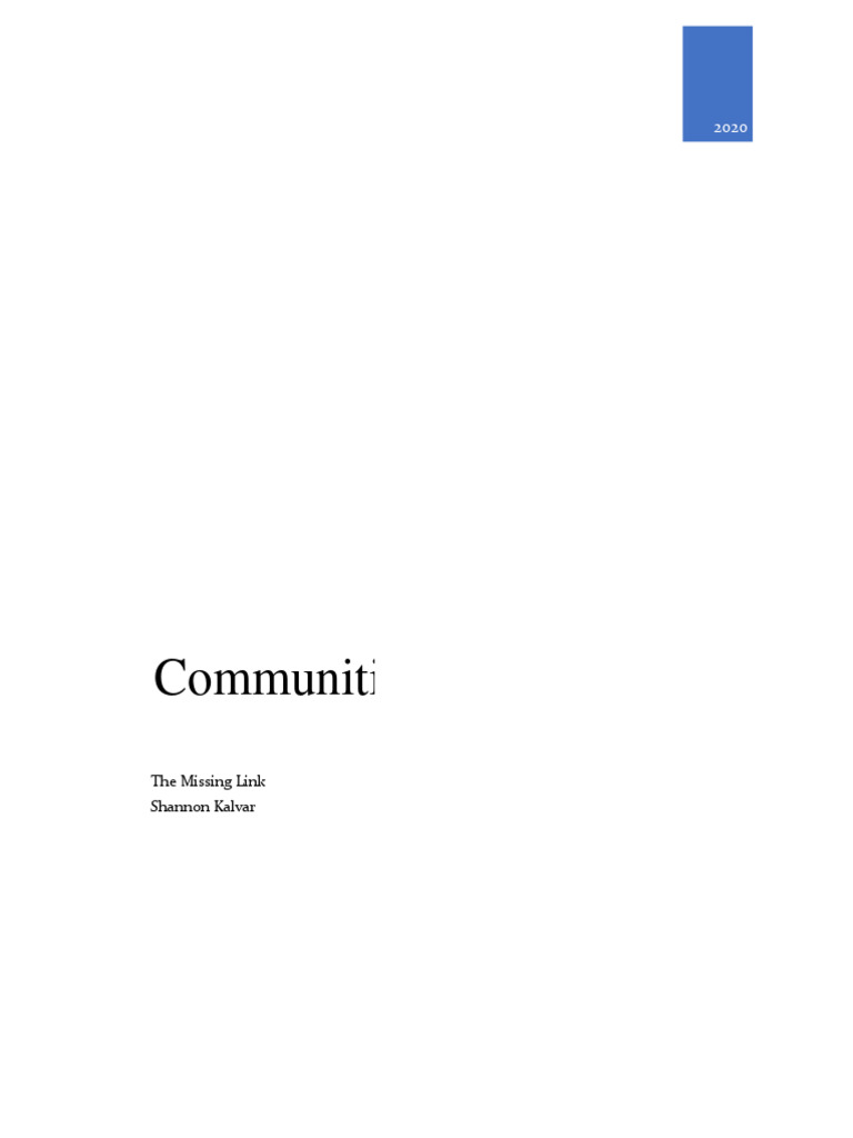 Communities and Prosperity - System Diagram | PDF