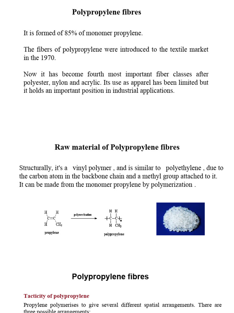 PP Updated | PDF | Polymers | Fibers
