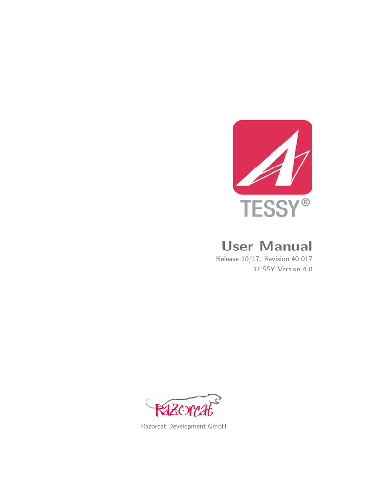TESSY UserManual 40 | PDF | Unit Testing | C (Programming Language)