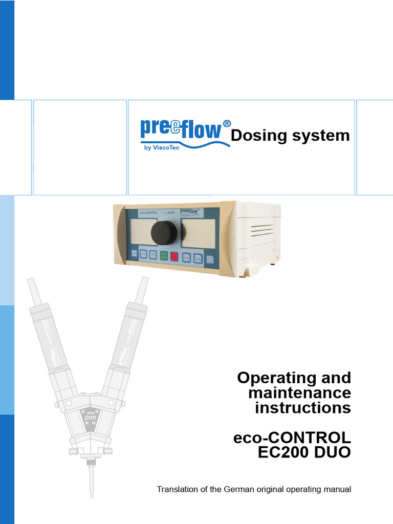 eco-CONTROL EC200-DUO - INST-002820 - EN - Index A | PDF | Calibration ...