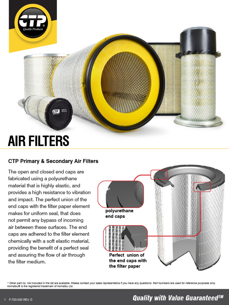 Air Filters | PDF | Filtration | Tools