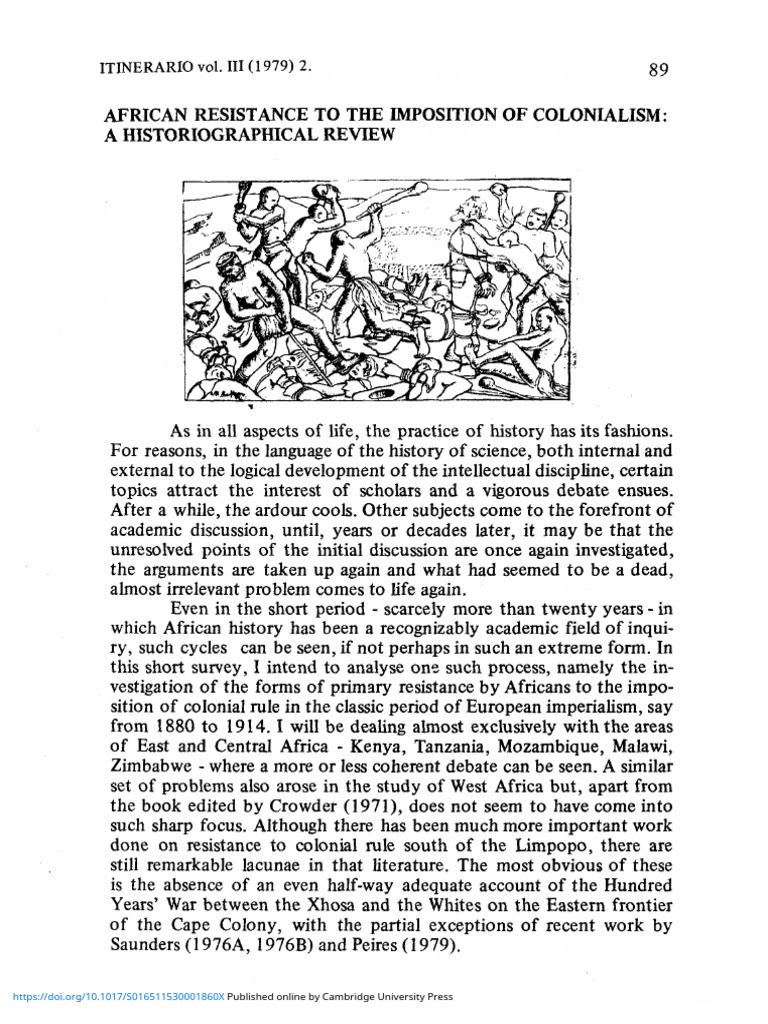 African Colonial Resistance Review | PDF | Mozambique | Colonialism