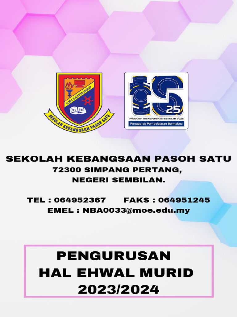 Buku Pengurusan Hem 2023-2024 Edited | PDF