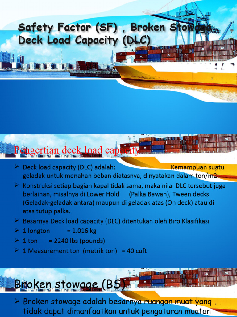 Deck Load Capacity | PDF | Metode & Bahan Ajar | Sejarah