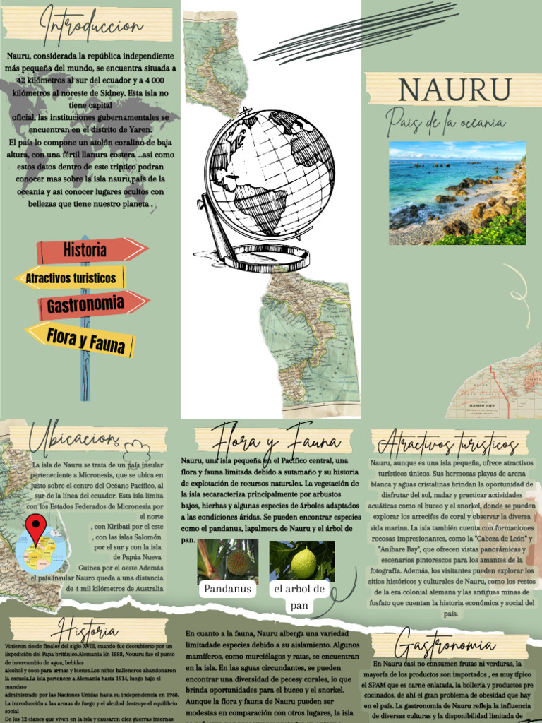 Tríptico de Nauru | PDF | Isla | Oceanía