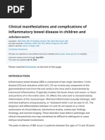 Pediatric Modification of Montreal IBD Classification | PDF ...