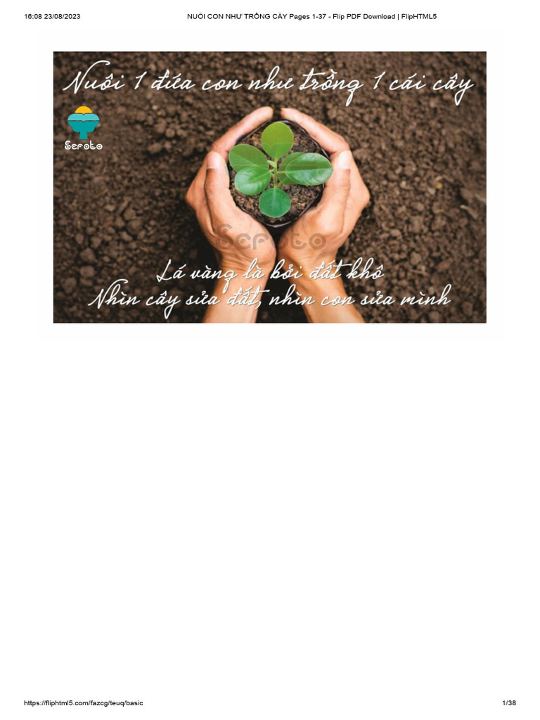 NUÔI CON NHƯ TRỒNG CÂY Pages 1-37 - Flip PDF Download - FlipHTML5 | PDF