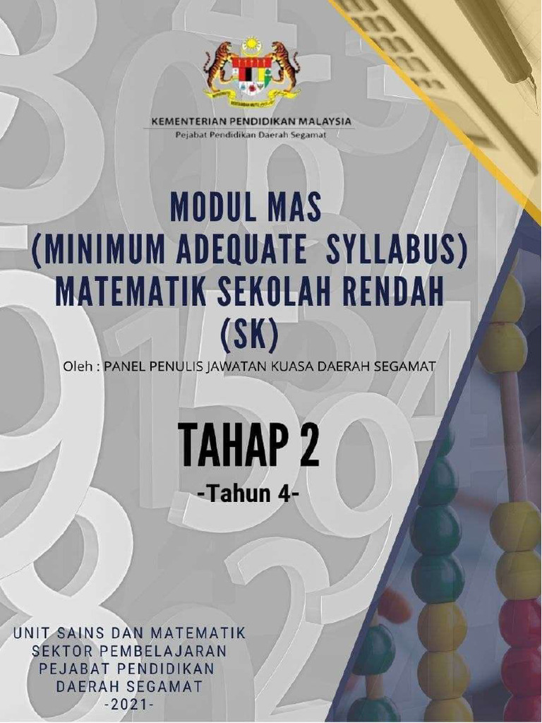 Modul Mas Matematik SK Tahun 4 | PDF
