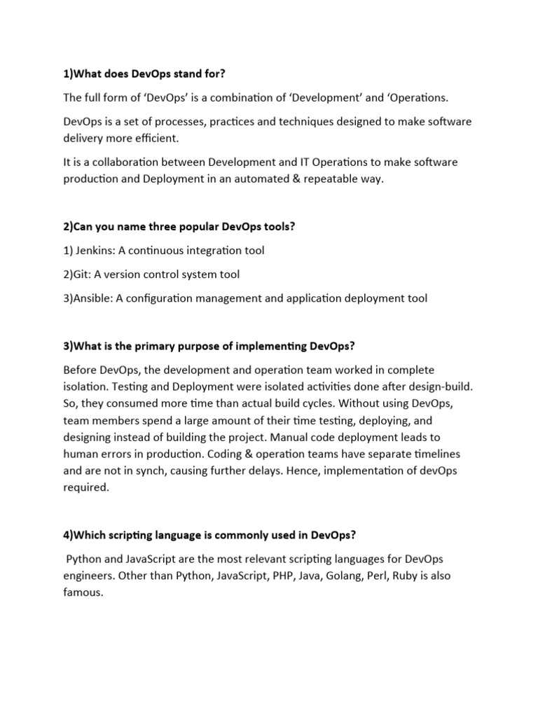 DevOps 1 | PDF | Version Control | Performance Indicator DevOps 1 | PDF | Version Control | Performance Indicator