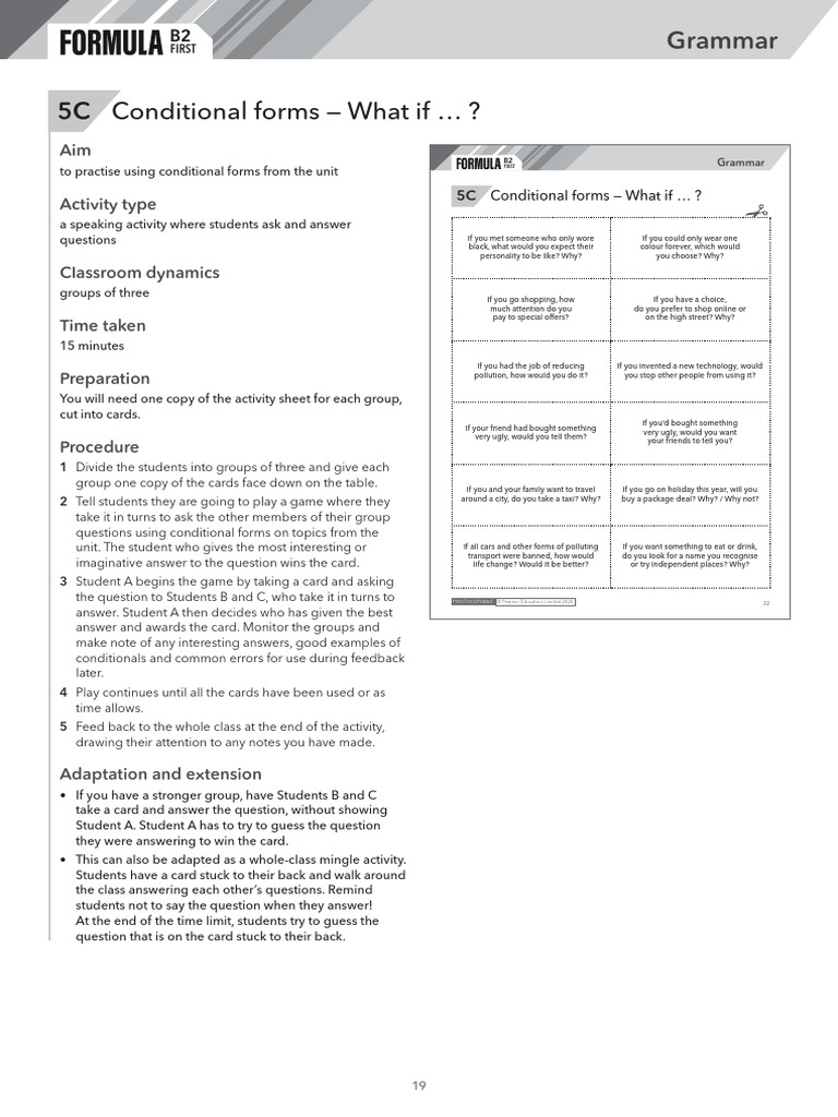 Conditional Practice for B2 Students | PDF