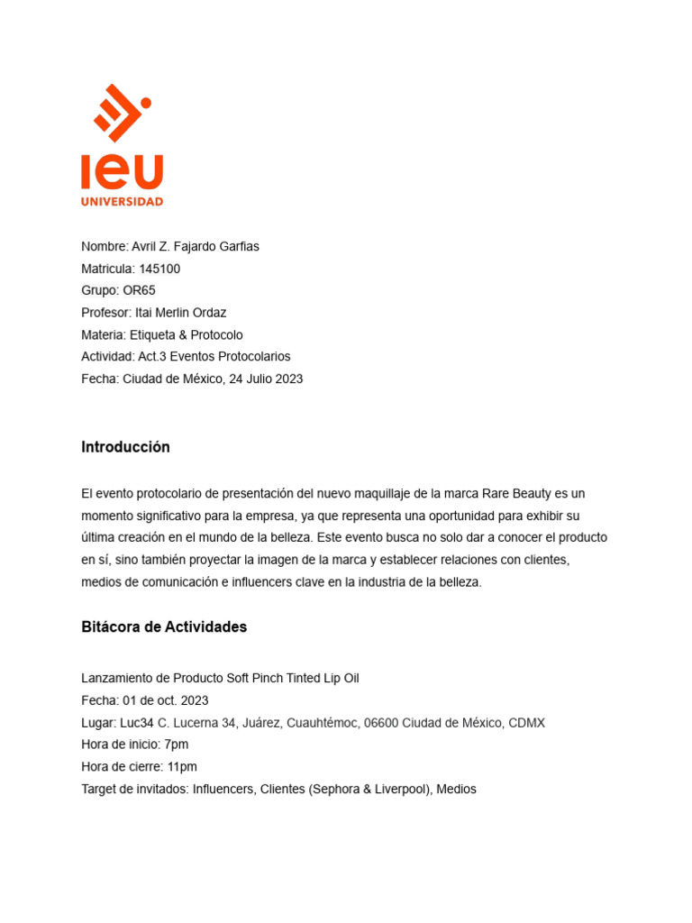 Act.3 Fajardo Garfias | PDF | Marca | Producto (Negocio)