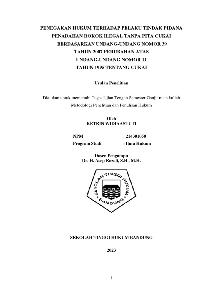 MPPH Ketrin | PDF | Hukum