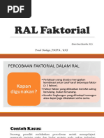 RAK dan RAL Faktorial 2 Faktor | PDF