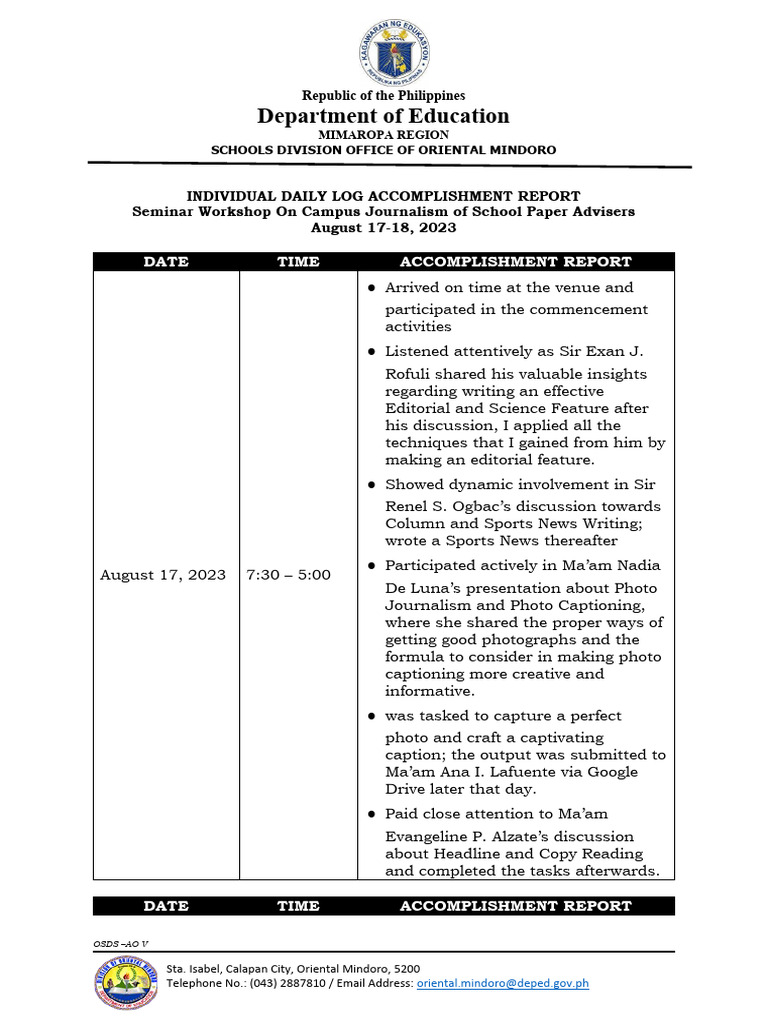 Sample IDLAR 1 1 | PDF | Entertainment | Publishing