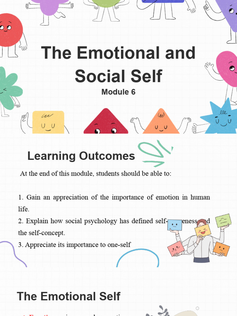 Emotional and Social Self | PDF | Emotions | Self Concept