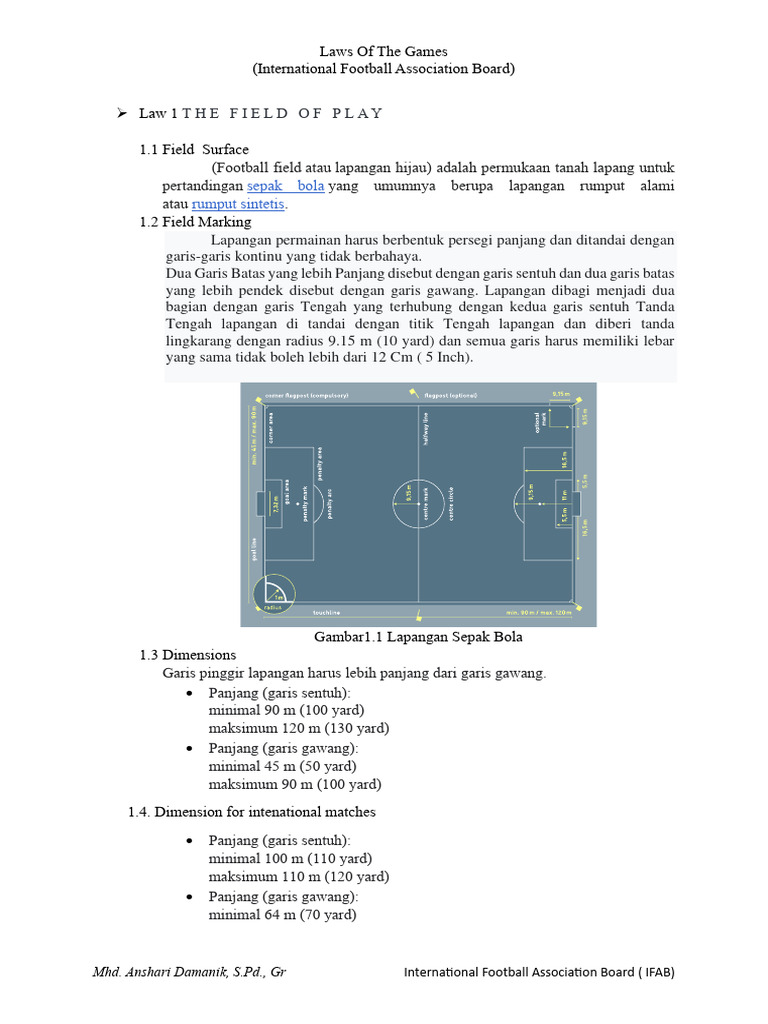 Laws of The Games | PDF