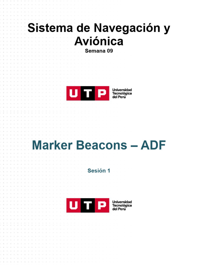 S09.s1 Marker Beacons - ADF | PDF | Aeronáutica | Radiación ...