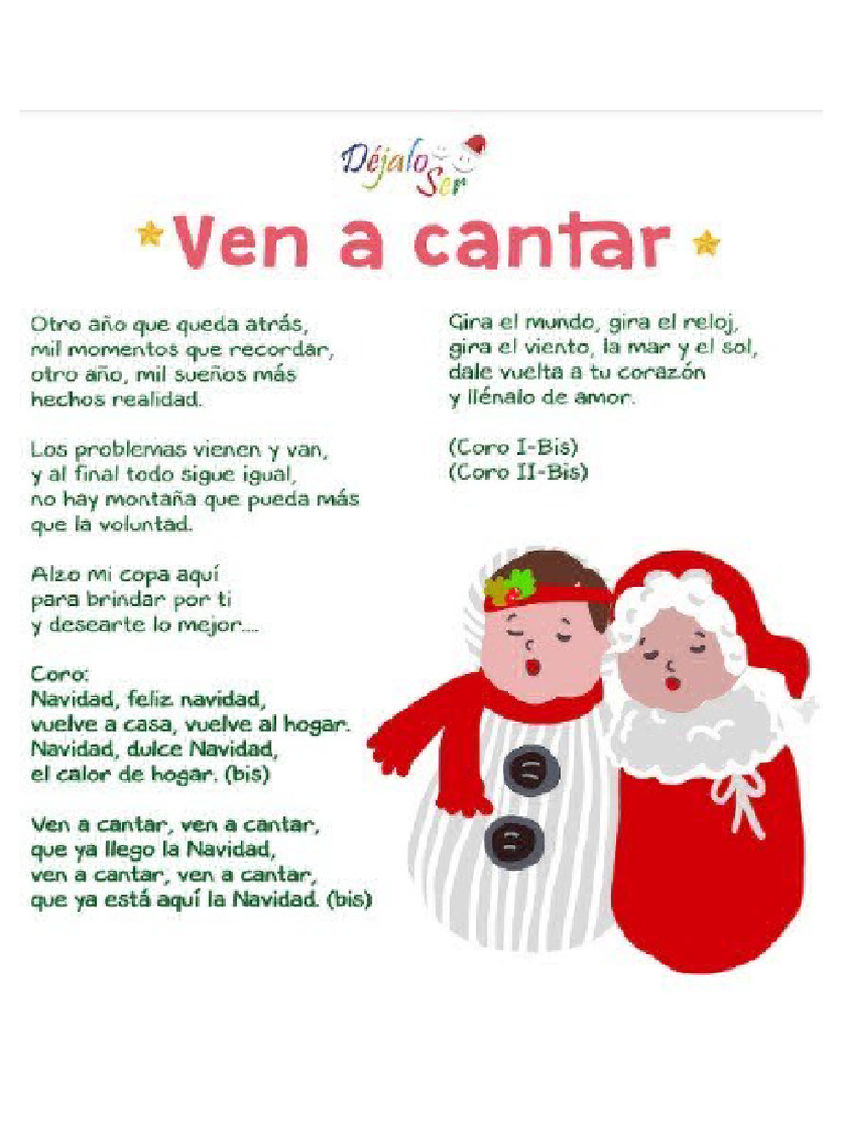 Ven A Cantar Pdf