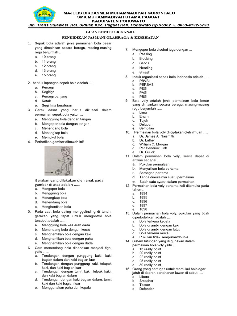 Soal PAS 2023-2024 | PDF