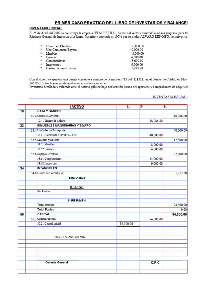 Casos Practicos de Inventario Inicial y | PDF | Comercio | Business