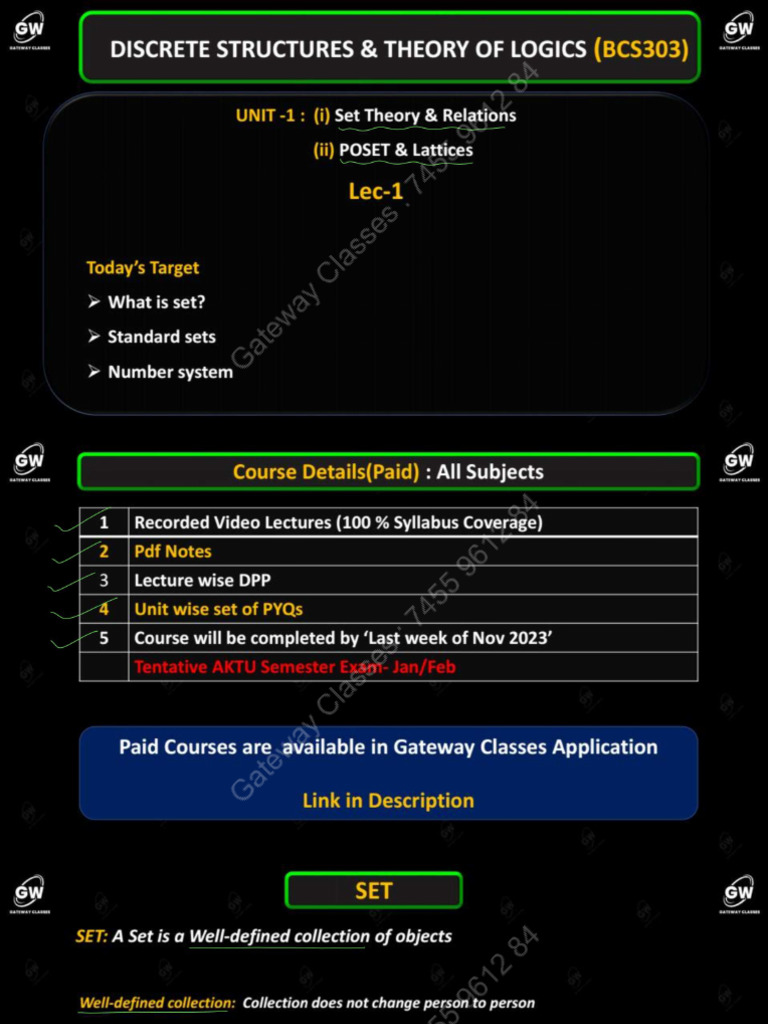 DSTL U-1 Combined Notes - W | PDF