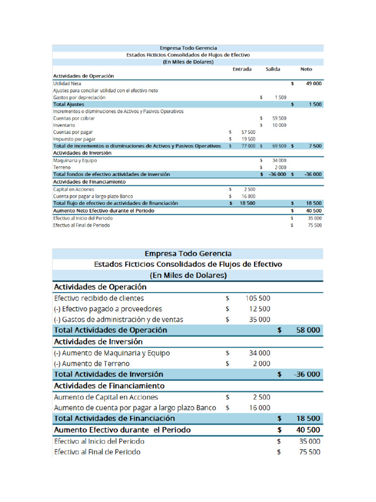 Flujo de Efectivo | PDF