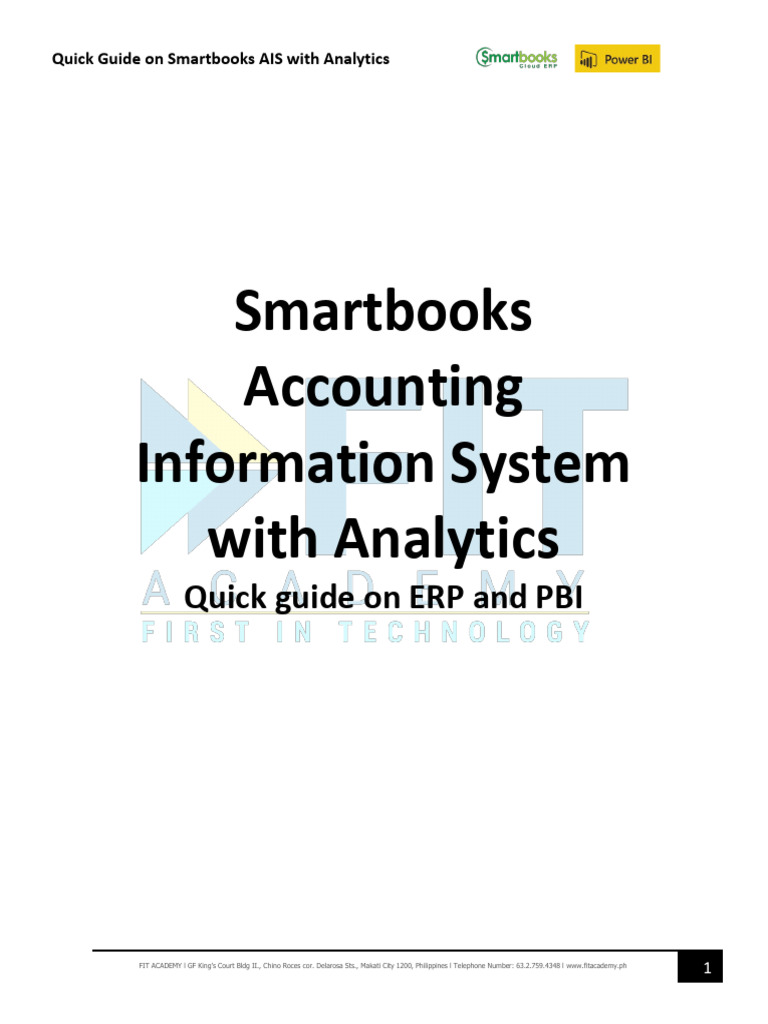 Quick Guide On AIS | PDF | Cloud Computing | Enterprise Resource Planning