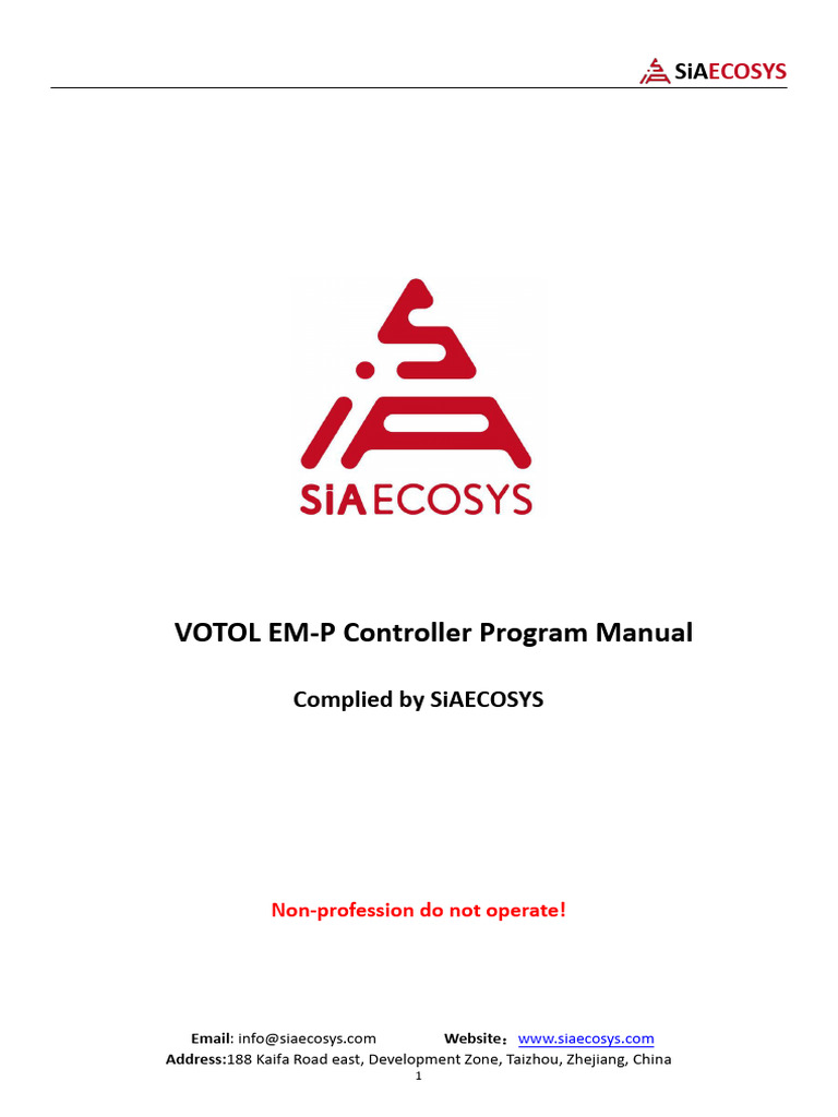 Votol em Motor Controller Manual Eng v3.4 - by Siaecosys | PDF | Electric Motor | Usb
