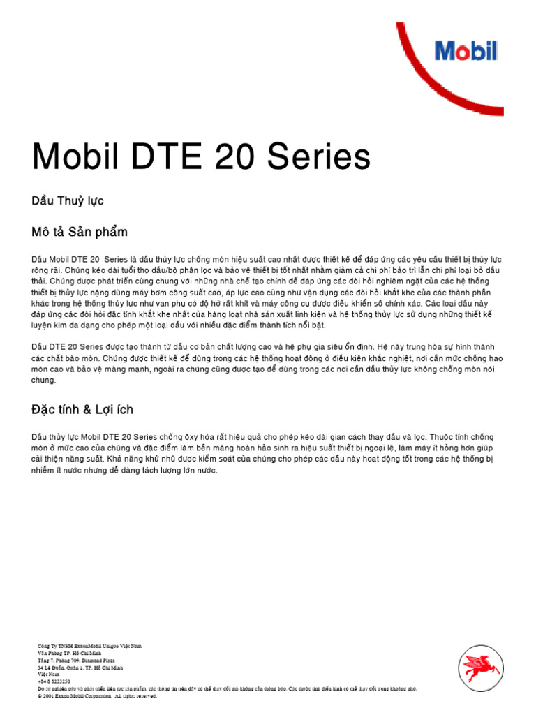 Mobil DTE 20 VNmesse | PDF