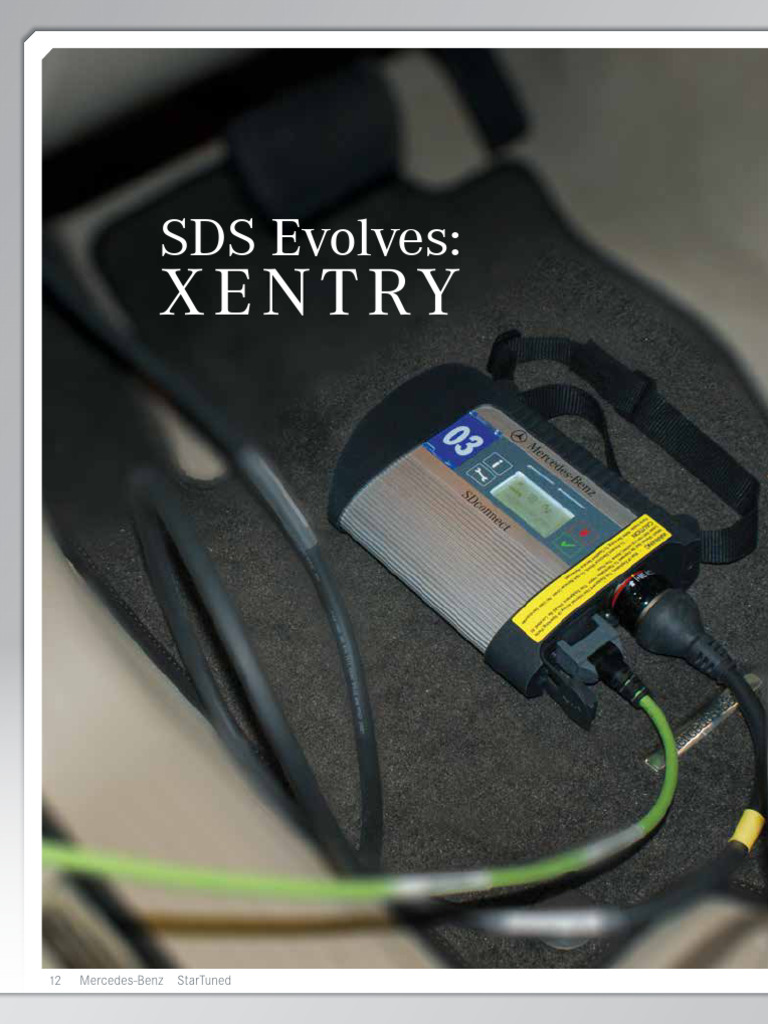 SDS Evolves XENTRY | PDF | Manufactured Goods | Vehicles