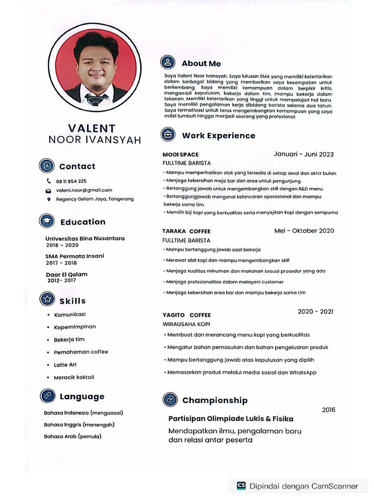 CV Valent Noor Ivansyah | PDF