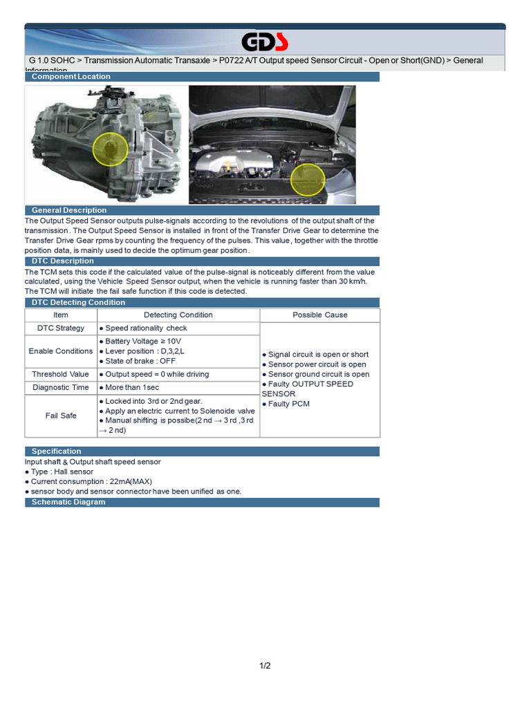 A4cf0 Kiahyundai P0722 | PDF | Technology & Engineering