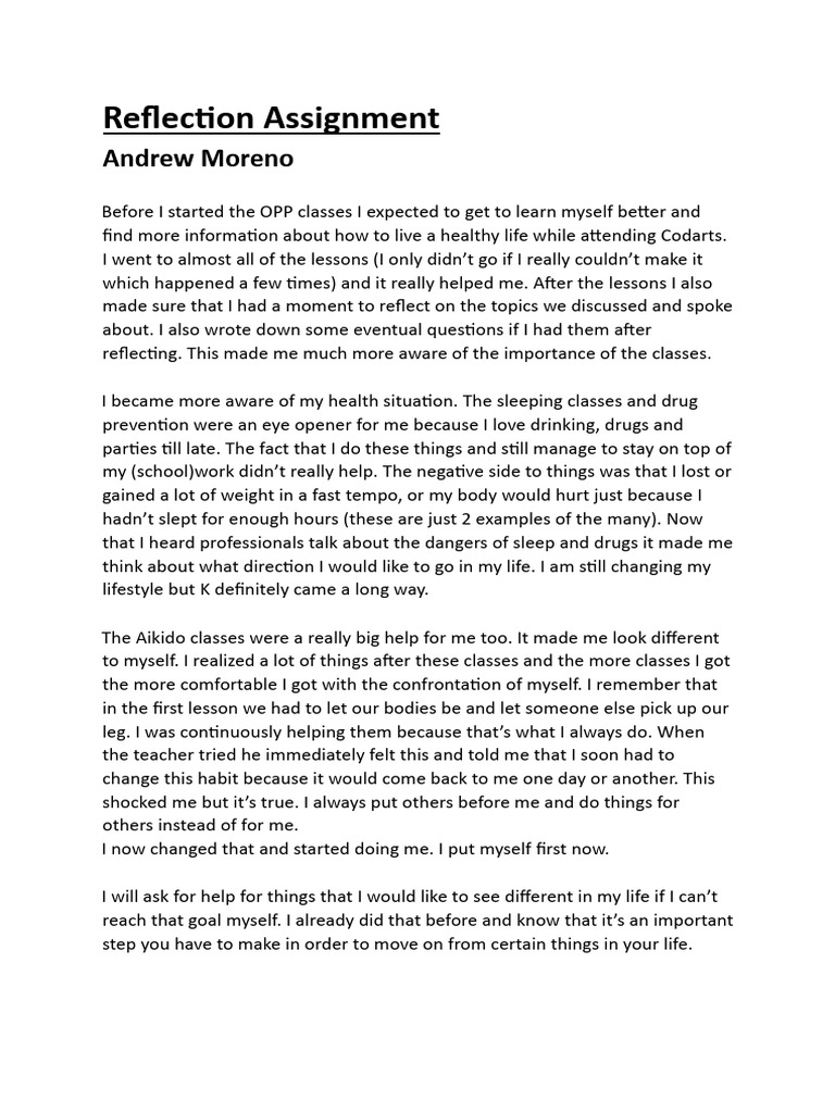 Re Ec%on Assignment: Andrew Moreno | PDF