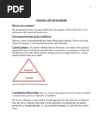 Structure of Trinidad and Tobago Government | PDF | Separation Of ...