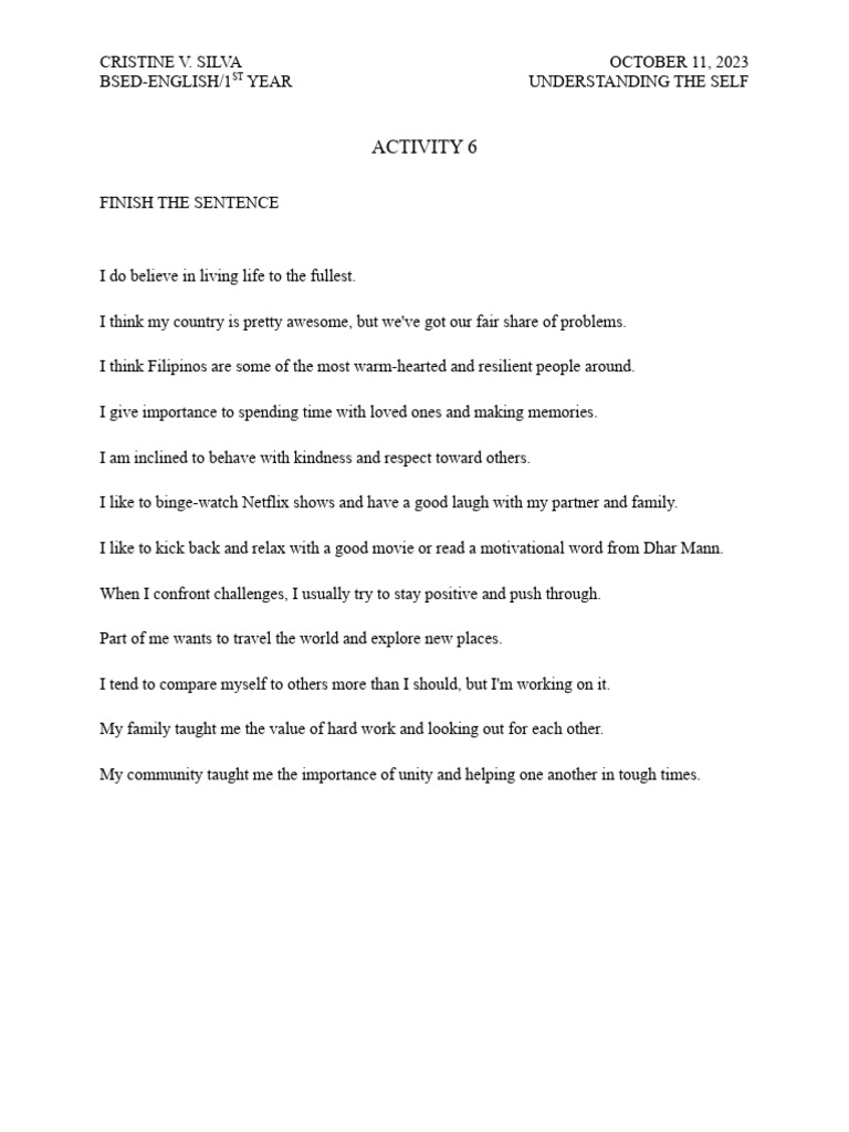 Activity 6 Uts | PDF